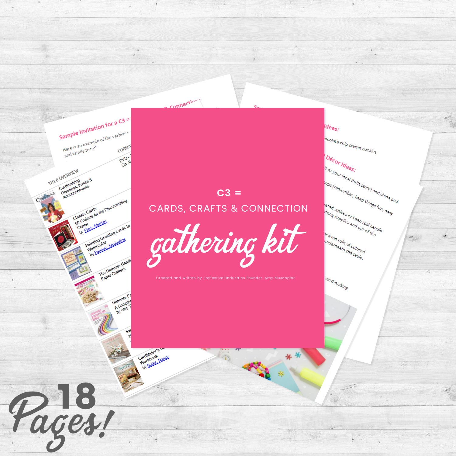 C3 = Cards, Crafts & Connection Kit - JOYFESTIVAL Industries